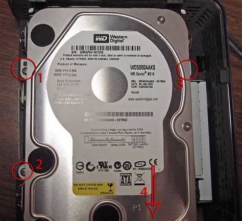 Guide Western Digital WD5000F032 External Hard Drive Disassembly Triple S Computers Blog