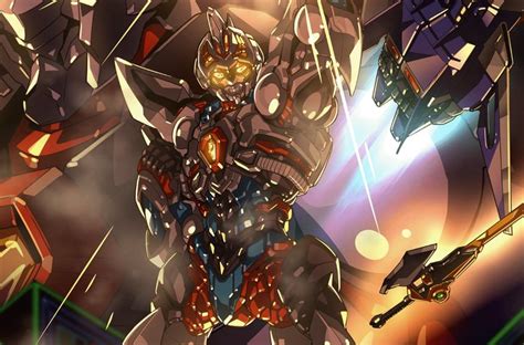 Gridman And Full Powered Gridman Gridman Universe And 1 More Drawn By