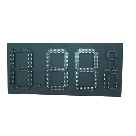Outdoor Digit Segment Led Led Gas Station Price Signs Inch Mcd RF IP
