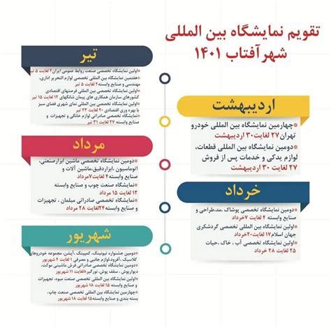 تقویم نمایشگاه بین المللی شهر آفتاب جامع پلاست Jame Plast