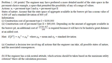 Solved Problem 1 40 ﻿points ﻿the Engineer May Have