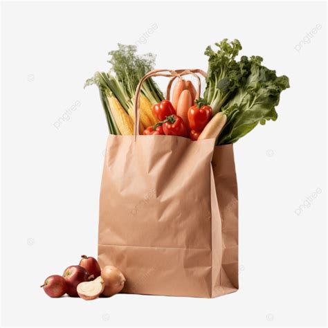 흰색 배경에 고립 된 종이 봉지에 신선한 농산물 고립된 종이 봉지에 담긴 신선한 농산물 흰색 배경에 가방 Png 일러스트 및 이미지 에 대한 무료 다운로드 Pngtree