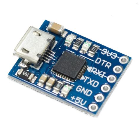 Módulo CP2102 Conversor USB a Serial TTL Micro USB Naylamp Mechatronics Perú