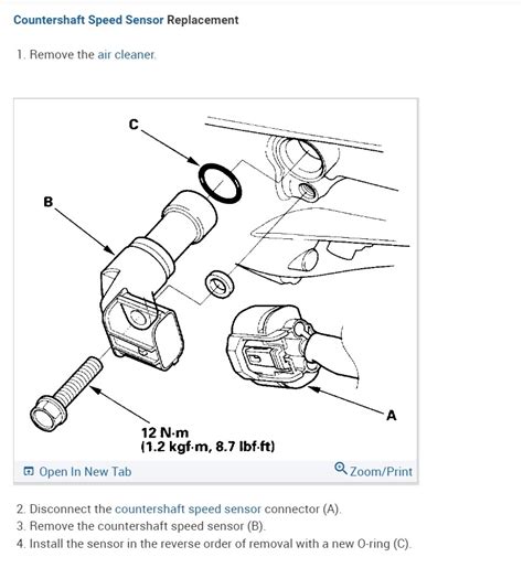 Where Is The Output Speed Sensor Located