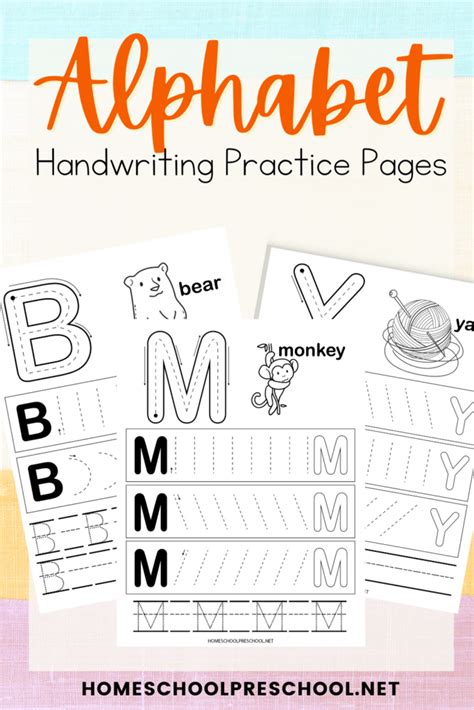 Printable Abc Handwriting Practice Worksheets