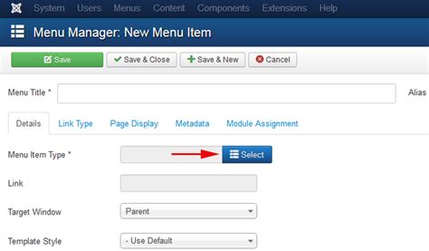 Adding A Menu Item Which Points To An Joomla 3 X Article