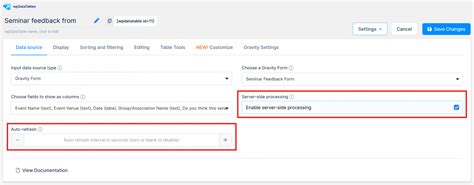 Gravity Forms Integration Wpdatatables Tables And Charts Plugin