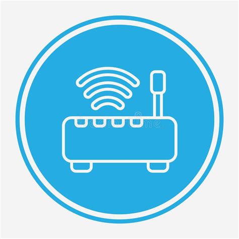 Modem Router Vector Icon Sign Symbol Stock Vector Illustration Of Electronic Modem 135537569