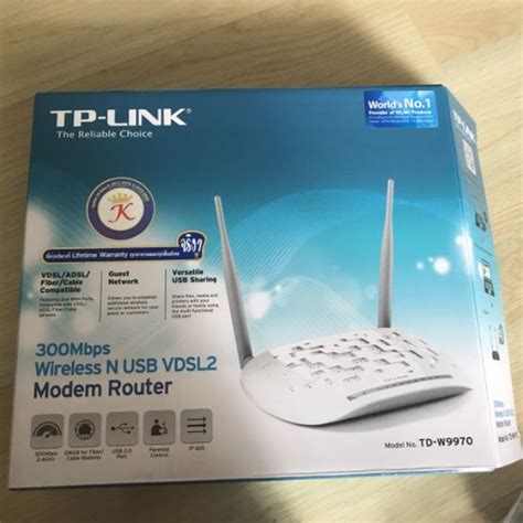 มโคดลด ถกสด TP Link TD W9970 300Mbps Wireless N USB VDSL2