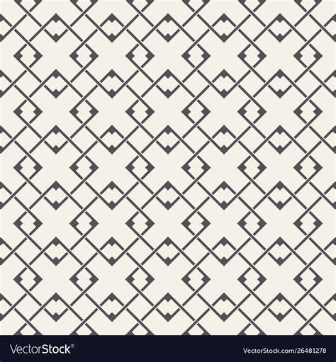Mesh Linear Geometric Seamless Pattern Royalty Free Vector