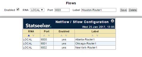 Netflow Configuration V555 Statseeker Documentation