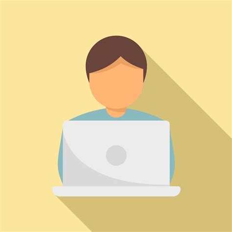 Premium Vector Laptop Testing Software Icon Flat Illustration Of Laptop Testing Software