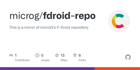 GitHub Microg Fdroid Repo This Is A Mirror Of MicroG S F Droid Repository