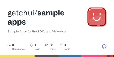 Github Getchuisample Apps Sample Apps For The Sdks And Visionbox