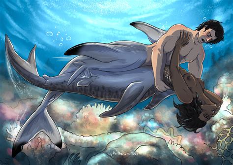 Rule 34 Black Hair Dark Body Dark Skin Duo Female Hair Lykostherium Male Malefemale Marine