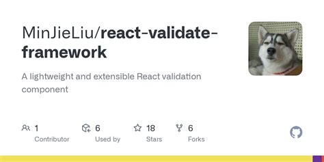 Github Minjieliureact Validate Framework A Lightweight And