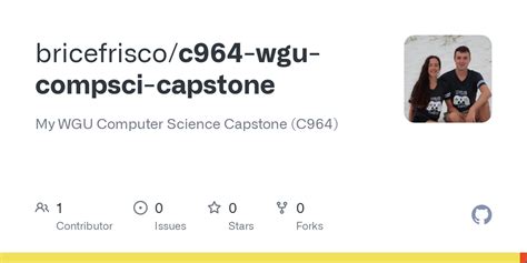 Github Bricefrisco C Wgu Compsci Capstone My Wgu Computer Science