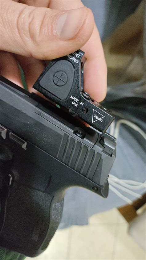 P365x Rmr Trijicon Install Sig Talk