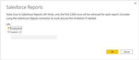 Connecteur Power Query Rapports Salesforce Power Query Microsoft Learn