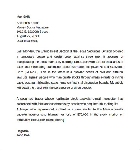 Query Letter Template Word Hot Sex Picture