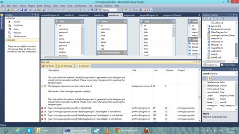 Generatingupdating A Code Behind From Xsd File In Visual
