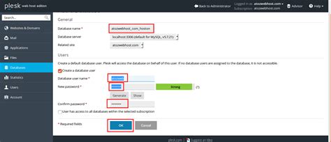 How To Create And Delete Mysql Database In Plesk Control Panel