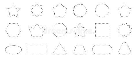 Dashed Line Rectangle Stock Illustrations 1 433 Dashed Line Rectangle