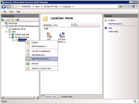 Configuring Ftp User Isolation In Iis 7 Microsoft Docs Syntax Users Windows Server