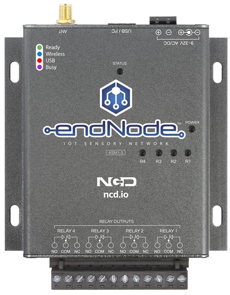 Wireless IoT Relay Controller 4 Channel 10 USB Wireless I2C