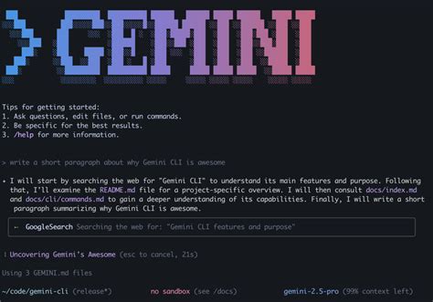 Gemini Cli:谷歌重磅开源 Ai 编程工具,免费、开源、多模态,一篇文章详细介绍! 知乎 Gemini Cli:谷歌重磅开源 Ai 编程工具,免费、开源、多模态,一篇文章详细介绍! 知乎
