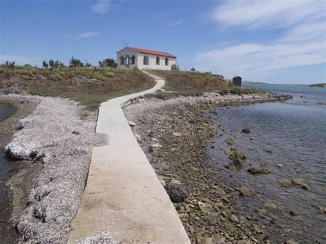 Limnos Stock Image Image Of Headland Breakwater Greece 94546455
