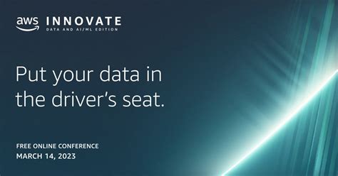 Aws Databases And Analytics On Linkedin Were Just One Week Away From Aws Innovate Data And Ai