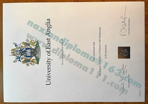 英国uea文凭办理攻略与东英吉利大学学位证展示图