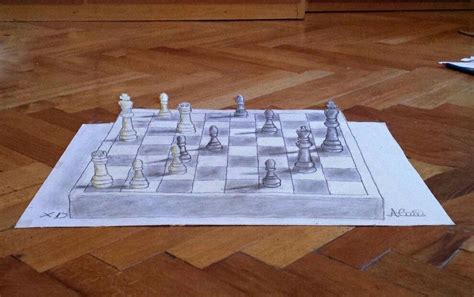 Chess Board Sketch