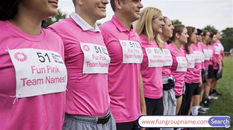 515 Fun Pink Team Names