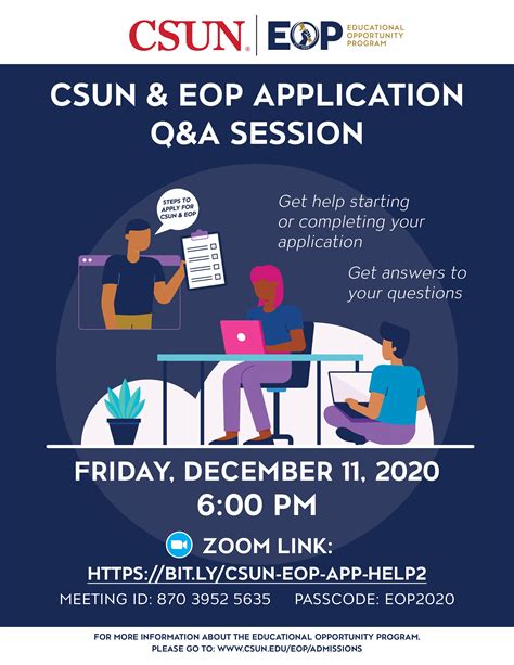 Csun And Eop Application Qanda Session California State University Northridge