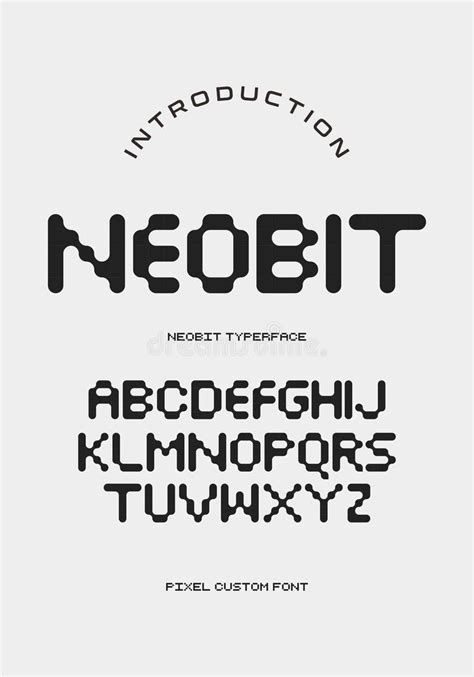 Vector Pixel Font Stock Illustrations 20164 Vector Pixel Font Stock Illustrations Vectors