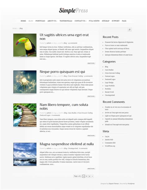 SimplePress WordPress Theme Review WP Themes Advisor 2025
