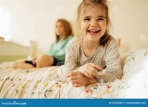Cute Sisters With Balloons Royalty Free Stock Image