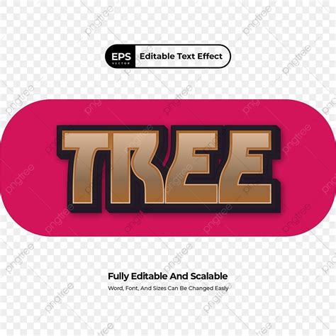 편집 가능한 텍스트 효과 트리 나무 일러스트 봄 일러스트 빛 일러스트 삽화 일러스트 편집 가능 텍스트 효과 편집 가능한 텍스트 효과 Png 일러스트 및 벡터 에 대한