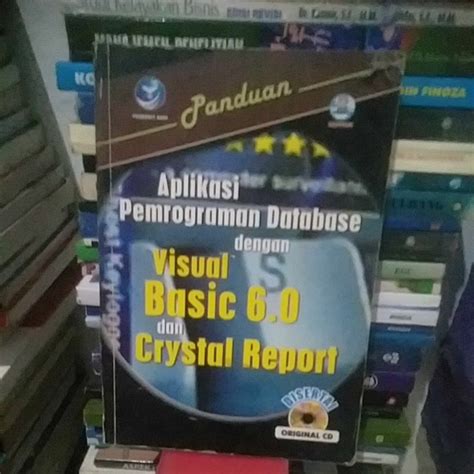 Jual Aplikasi Pemrograman Database Dengan Visual Basic 6 0 Dan Crystal