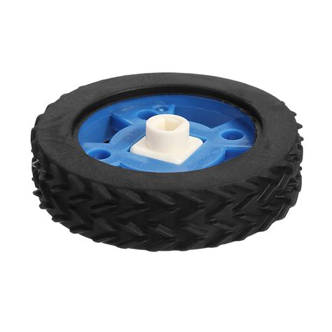 A Pair Of 47mm Rubber Wheels For Stepper Motors Dc Motors Arduino Smar Electronic Pro