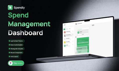 Spendly Spend Management Dashboard Figma