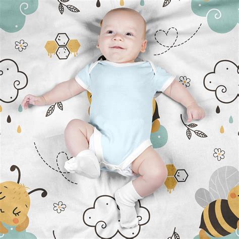 پارچه مخمل سرویس نوزاد مدل گل های فانتزی رنگی کد 5011995 پارچه باما