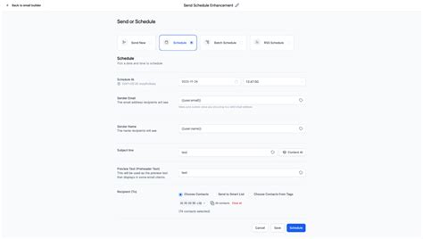 Feature Update Get Fresh UI For Email Builder Last CRM