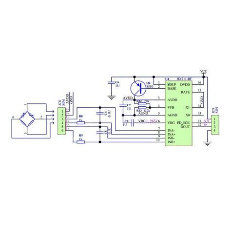 Aitrip 6pcs Hx711 Weight Weighing Load Cell Conversion