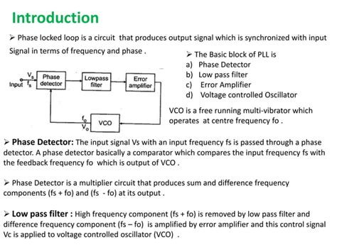 Phase Locked Loop Pptx Digital Audio Computer Software And Applications
