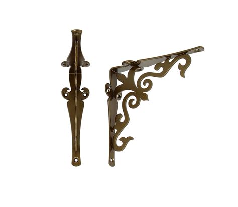 Бронзовый кронштейн для полки 80 фото