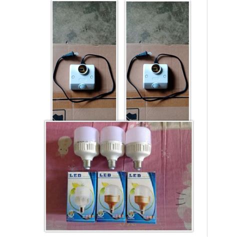 สวิตซ์ จับความคลื่นไหว 2อัน และ หลอดไฟ Led 3 หลอด Shopee Thailand