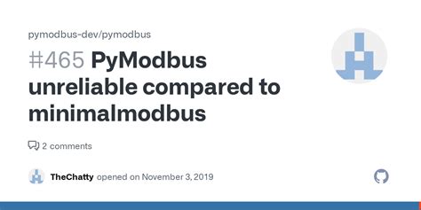pymodbus unreliable compared to minimalmodbus · issue 465 · pymodbus